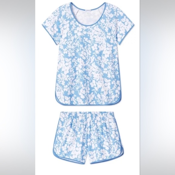 LAKE | Intimates & Sleepwear | Lake Pajama In Sky Blue Top Bottom Sz S ...